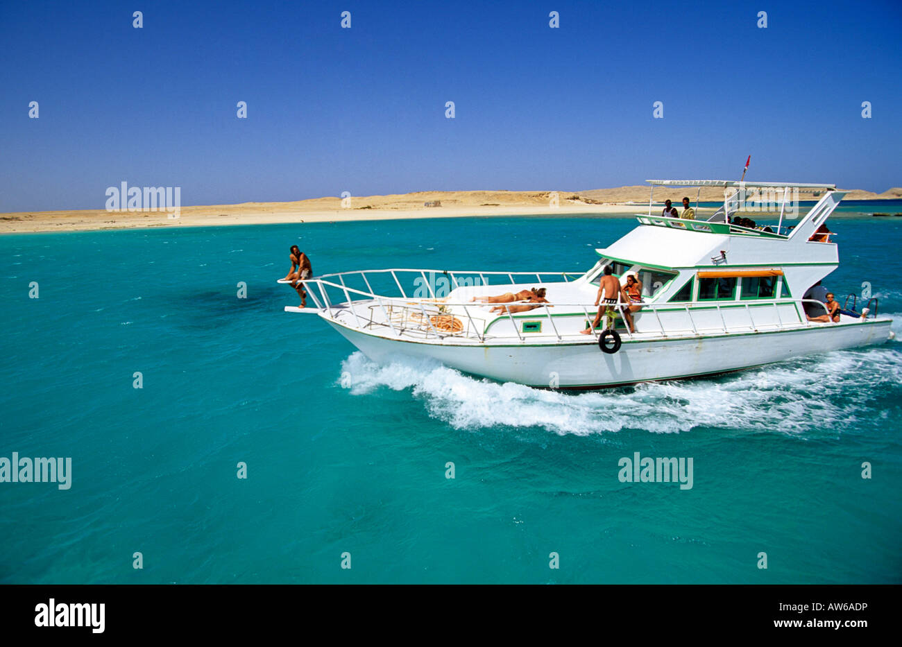 north africa egypt red sea hurgada view of mamhya island Stock Photo ...