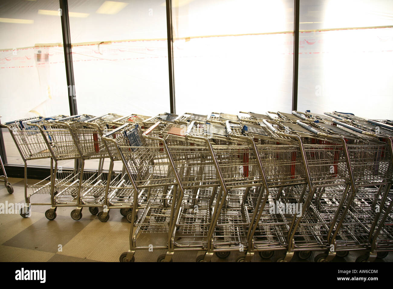 Shopping carts inside hi-res stock photography and images - Alamy