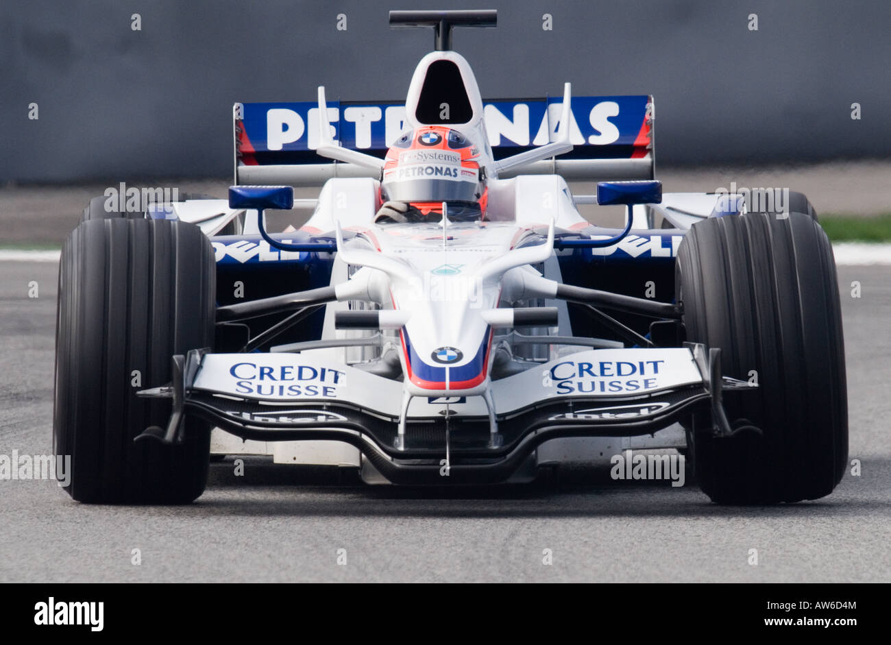 Robert Kubica POL in the Sauber BMW F1 08 racecar during Formula 1 ...