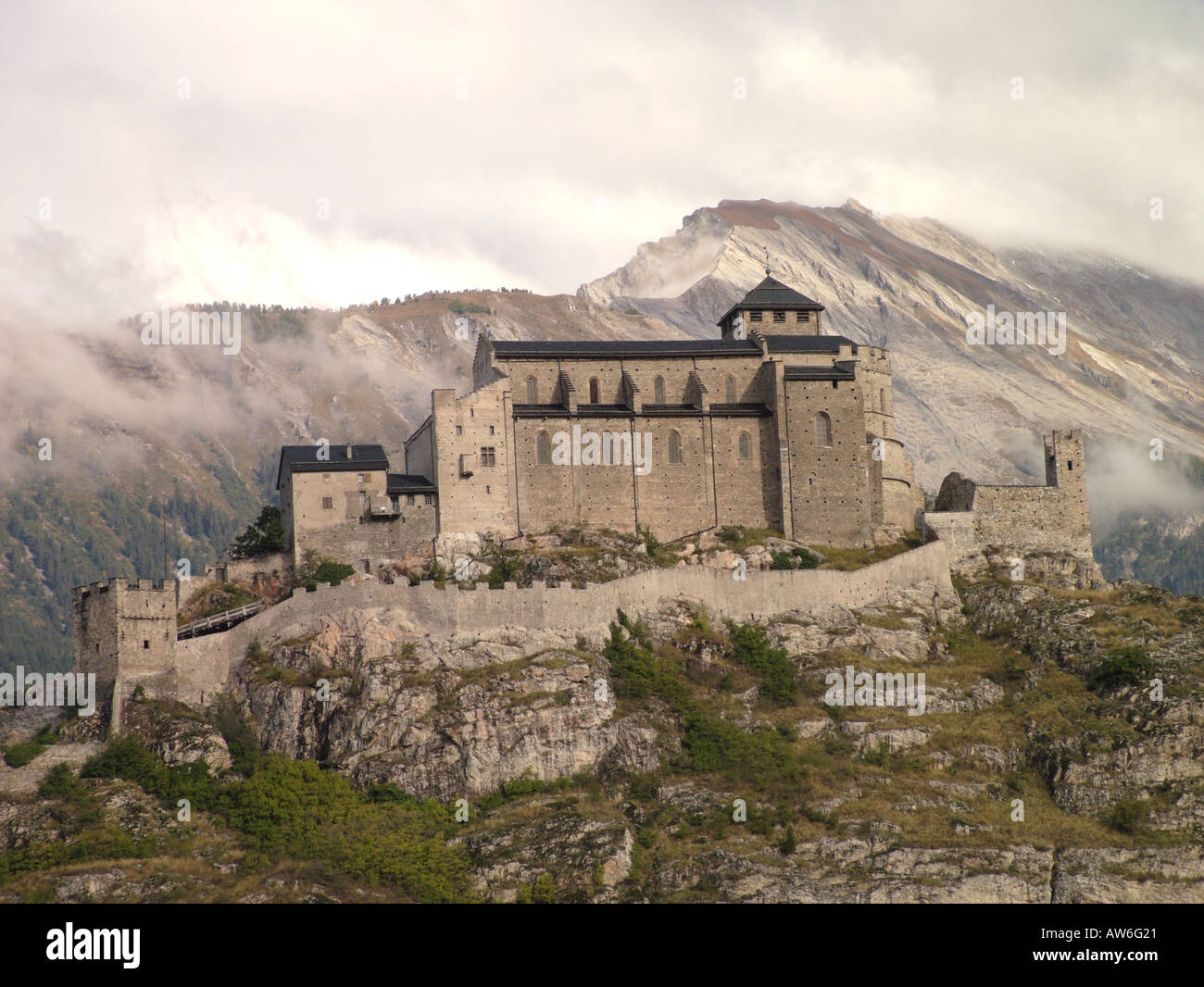 Sion cathedral valais hi-res stock photography and images - Alamy