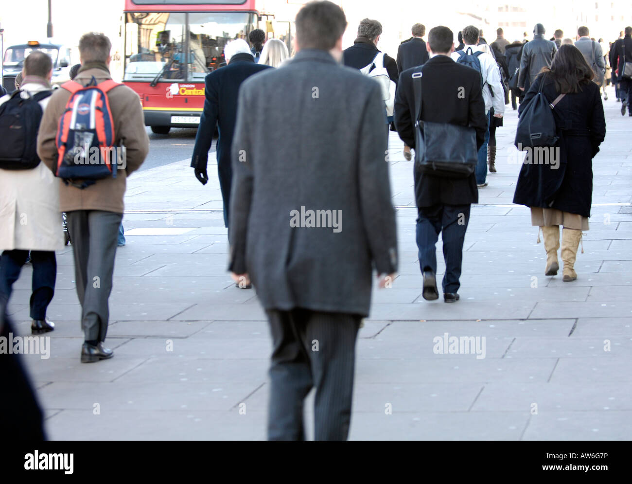 White collar worker action stepping striding business travel rush hi ...