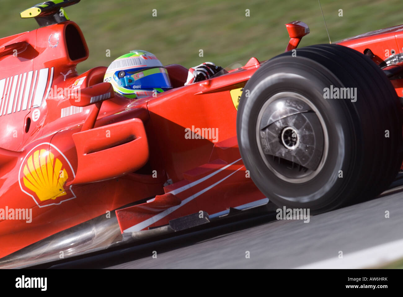 Felipe Massa BRA in the Ferrari F2008 racecar during Formula 1 testing ...