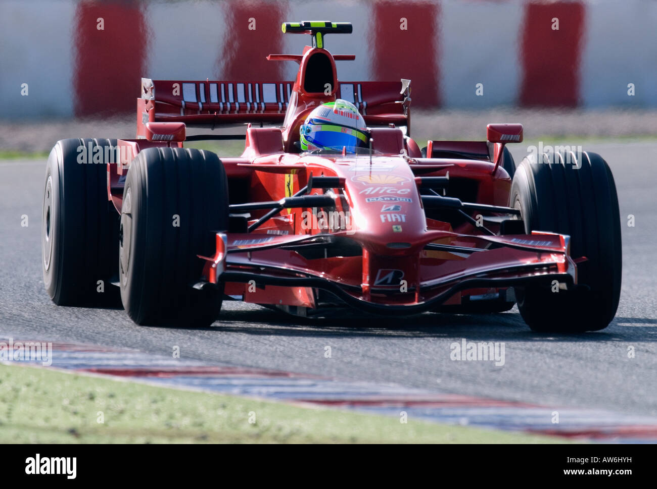 Felipe Massa BRA in the Ferrari F2008 racecar during Formula 1 testing ...