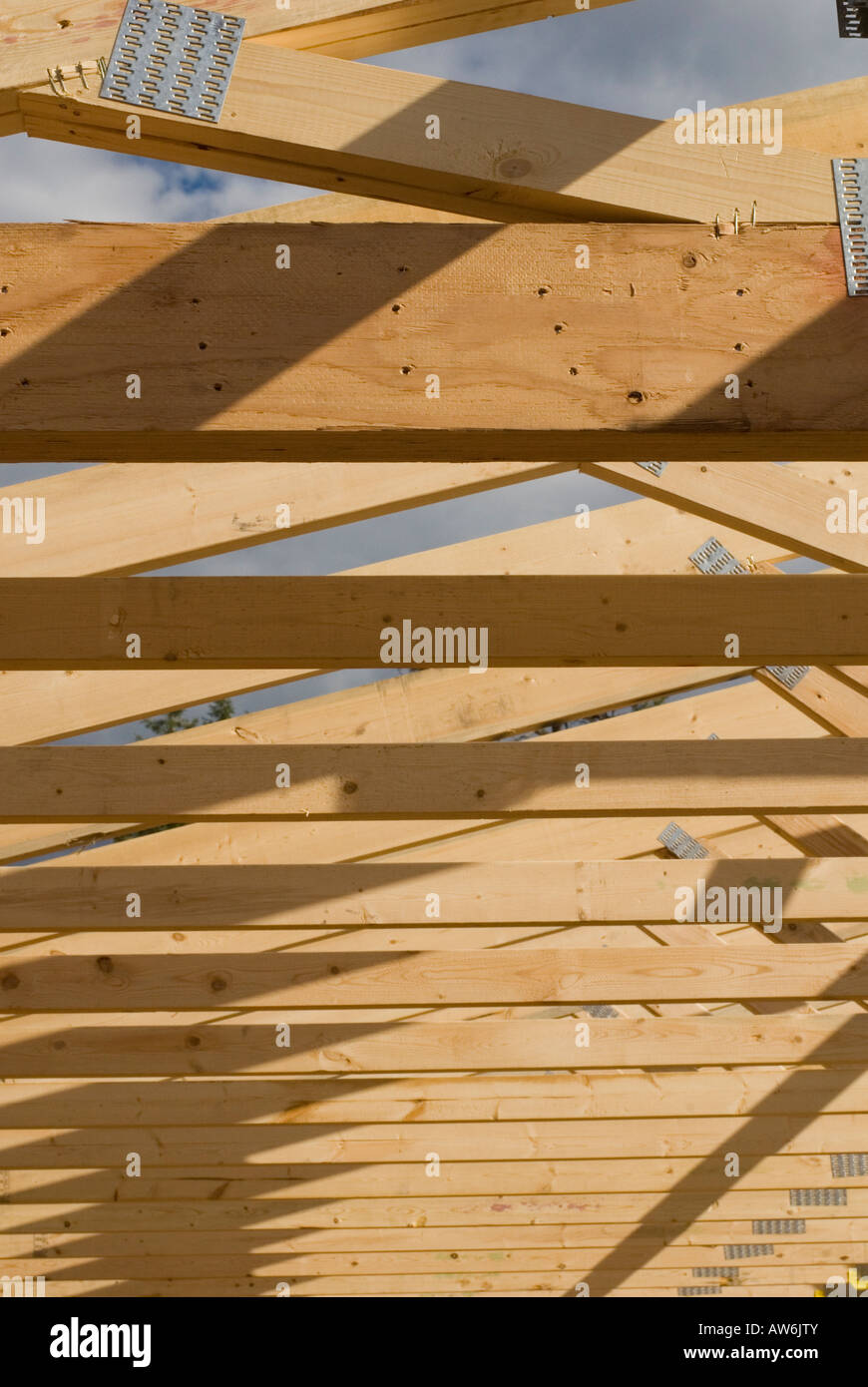 Home construction, ceiling joists Stock Photo - Alamy