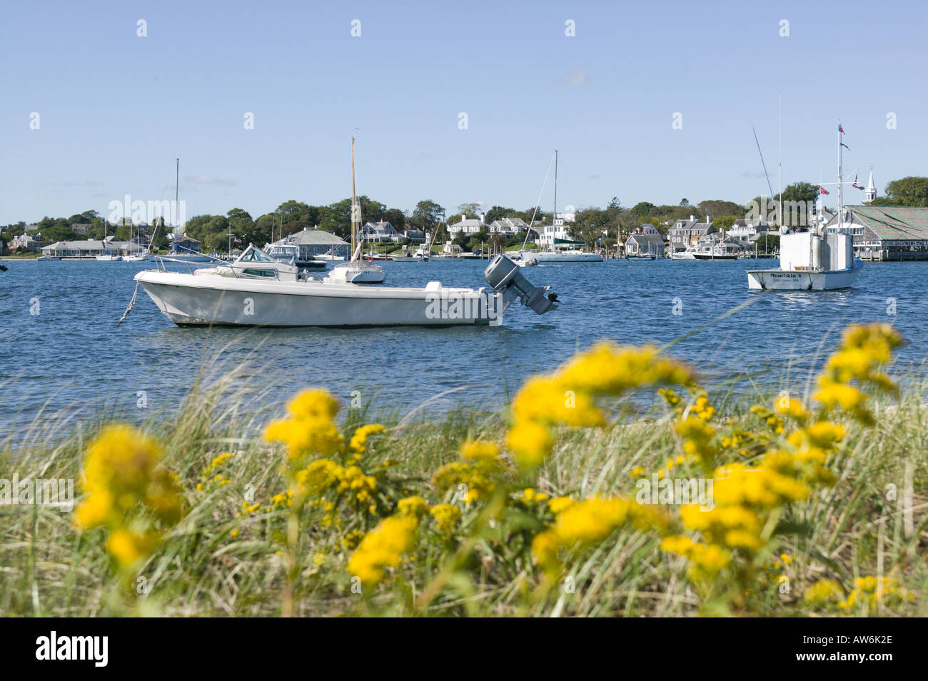 Edgartown Harbor Edgartown Martha s Vineyard Massachusetts Stock Photo ...