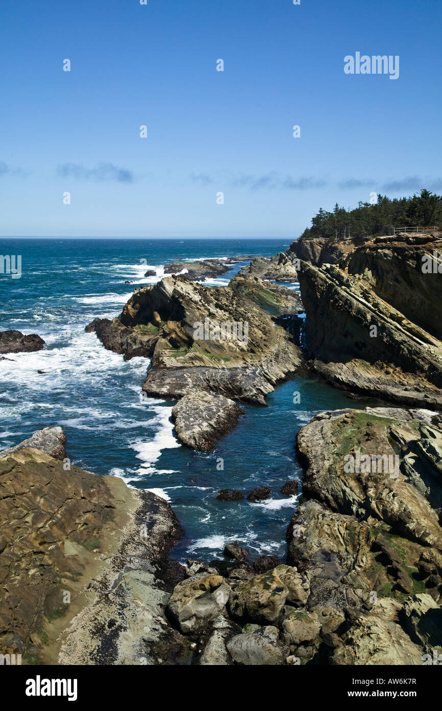 Pacific Ocean Shore Acres State Park, Oregon, USA Stock Photo - Alamy