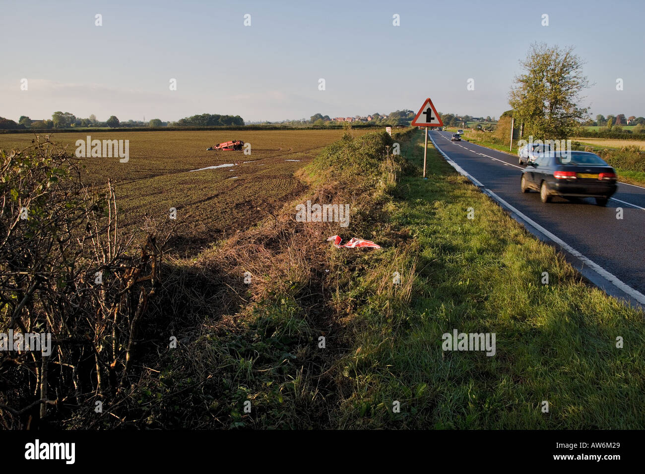 Overturned cars hi-res stock photography and images - Alamy