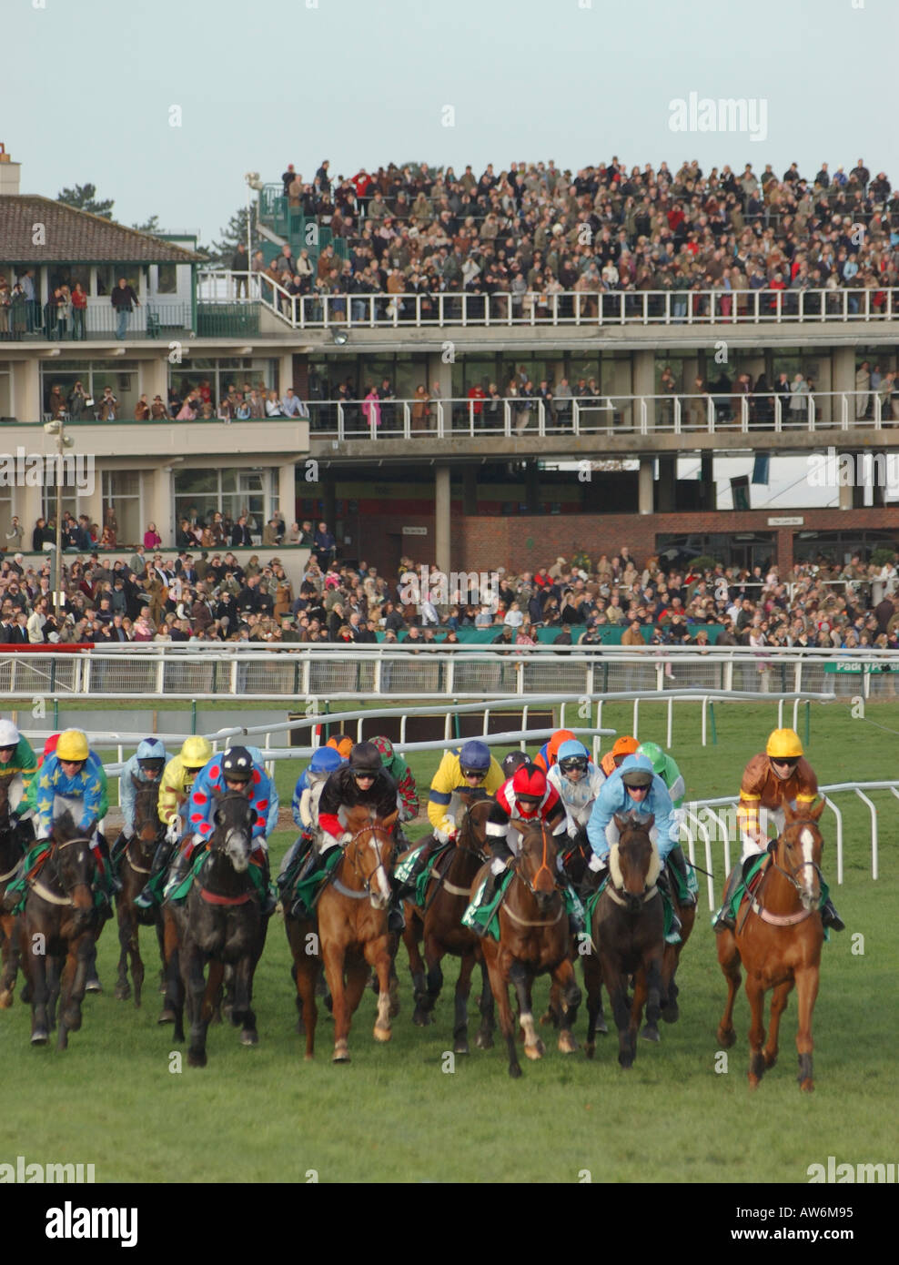 National Hunt horse race Stock Photo - Alamy