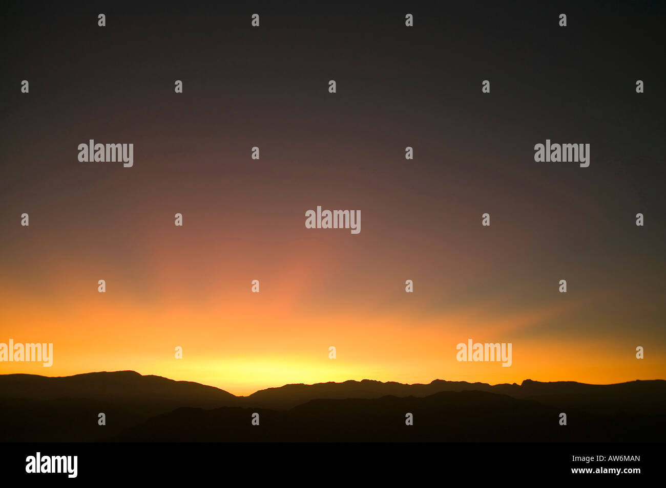 Afterglow sunset hi-res stock photography and images - Alamy