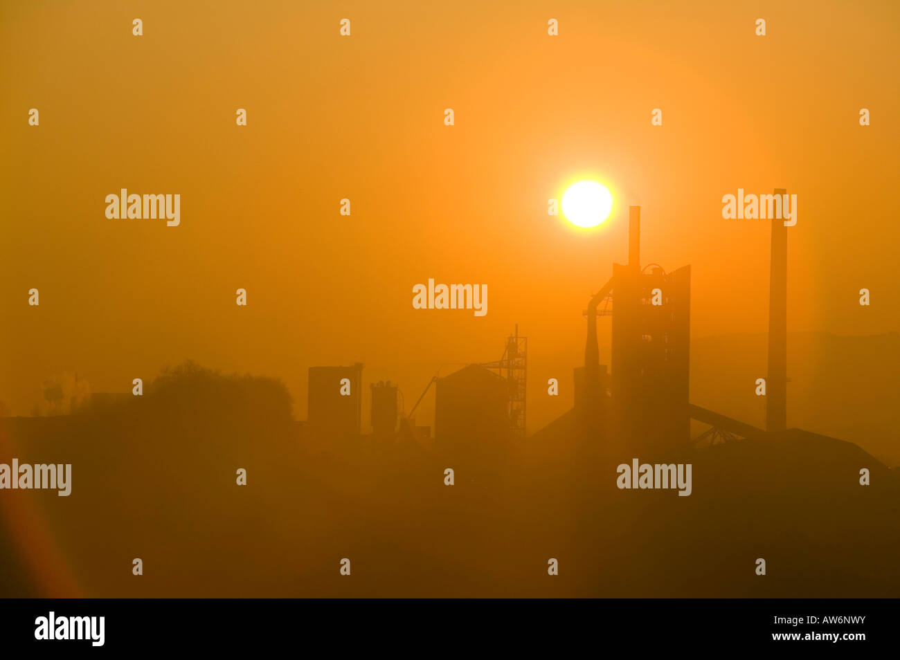 Castle Cement Quarry and air pollution in Clitheroe Lancashire UK ...