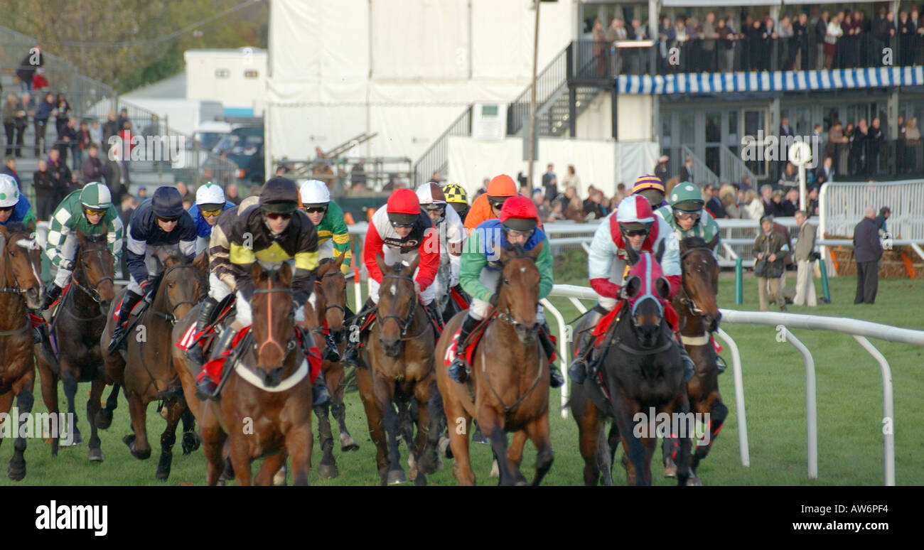 National Hunt horse race Stock Photo - Alamy