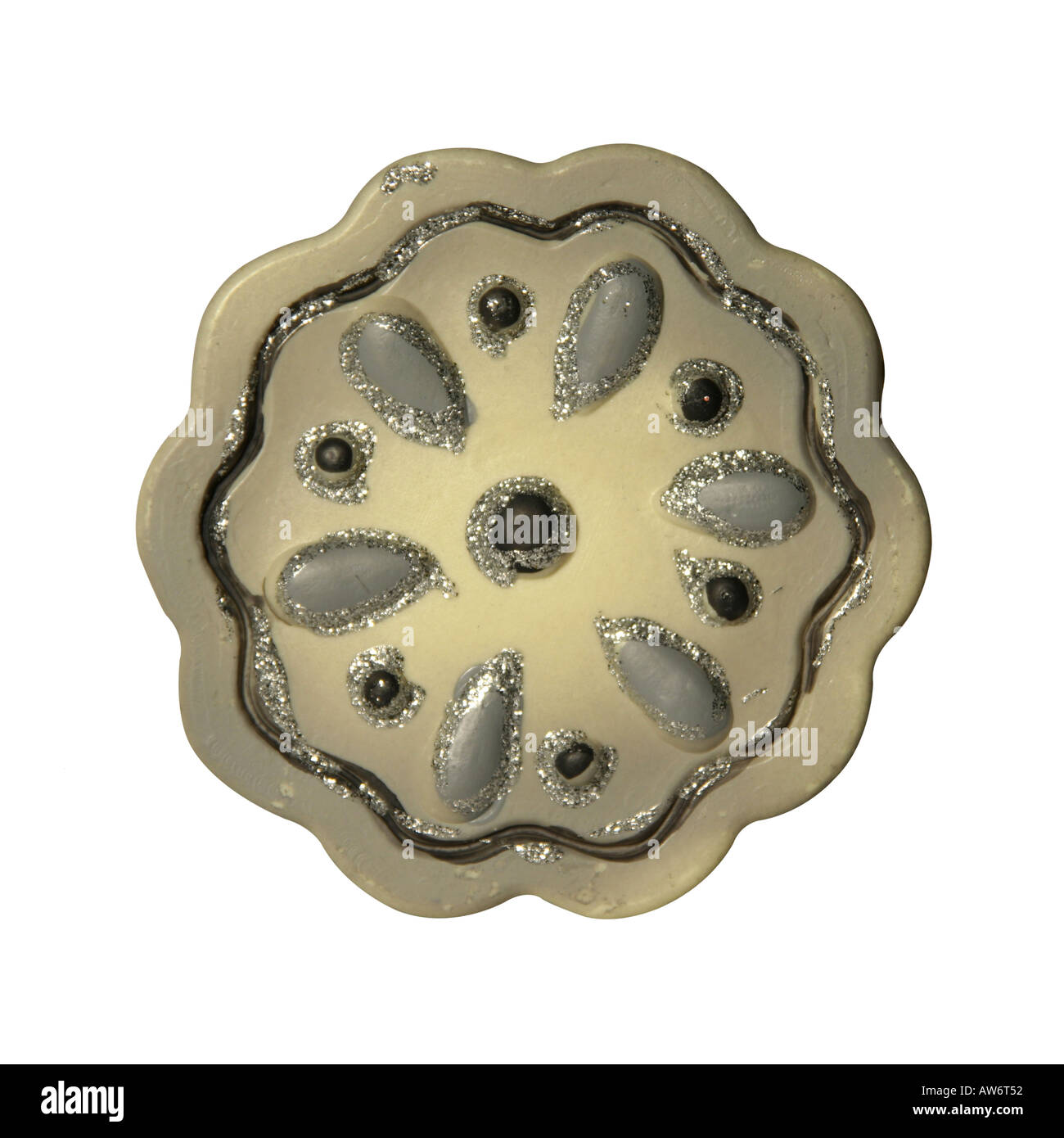 Christmas decoration white toy Cut Out Stock Images & Pictures - Alamy