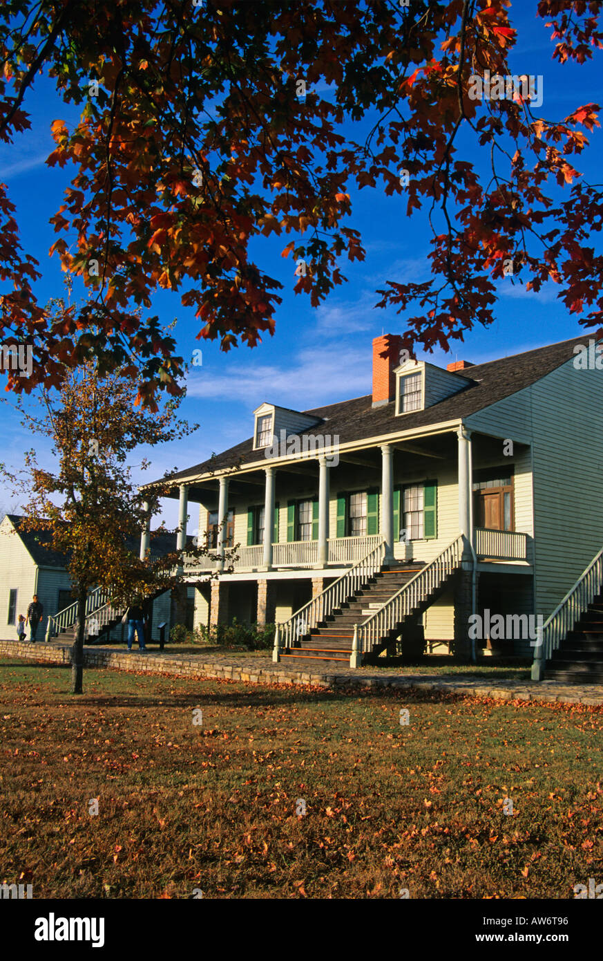 Fall color at Fort Scott National Historic Site in Fort Scott, Kansas ...