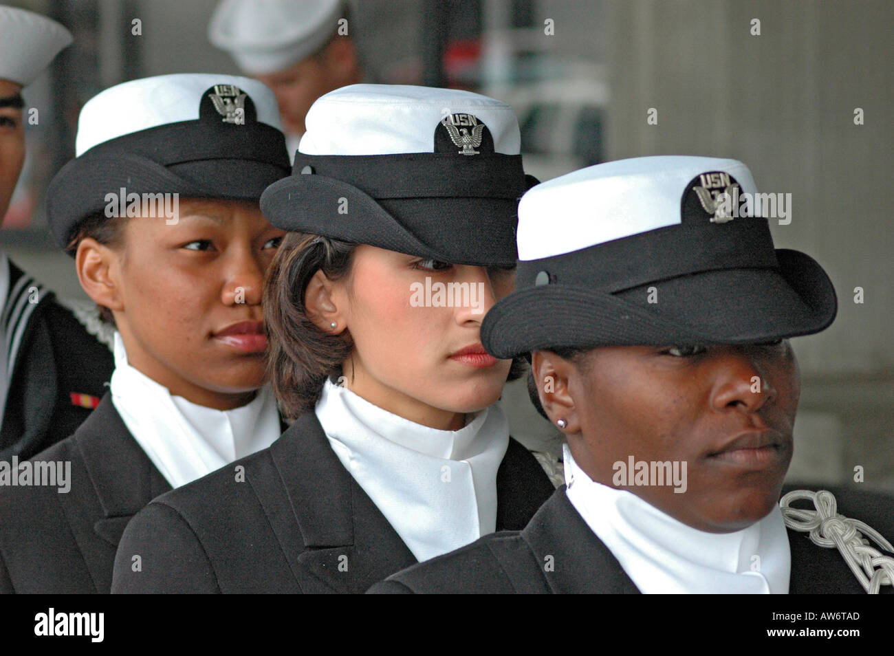 Real girl female high school Students in the real Navy Navel ROTC ...