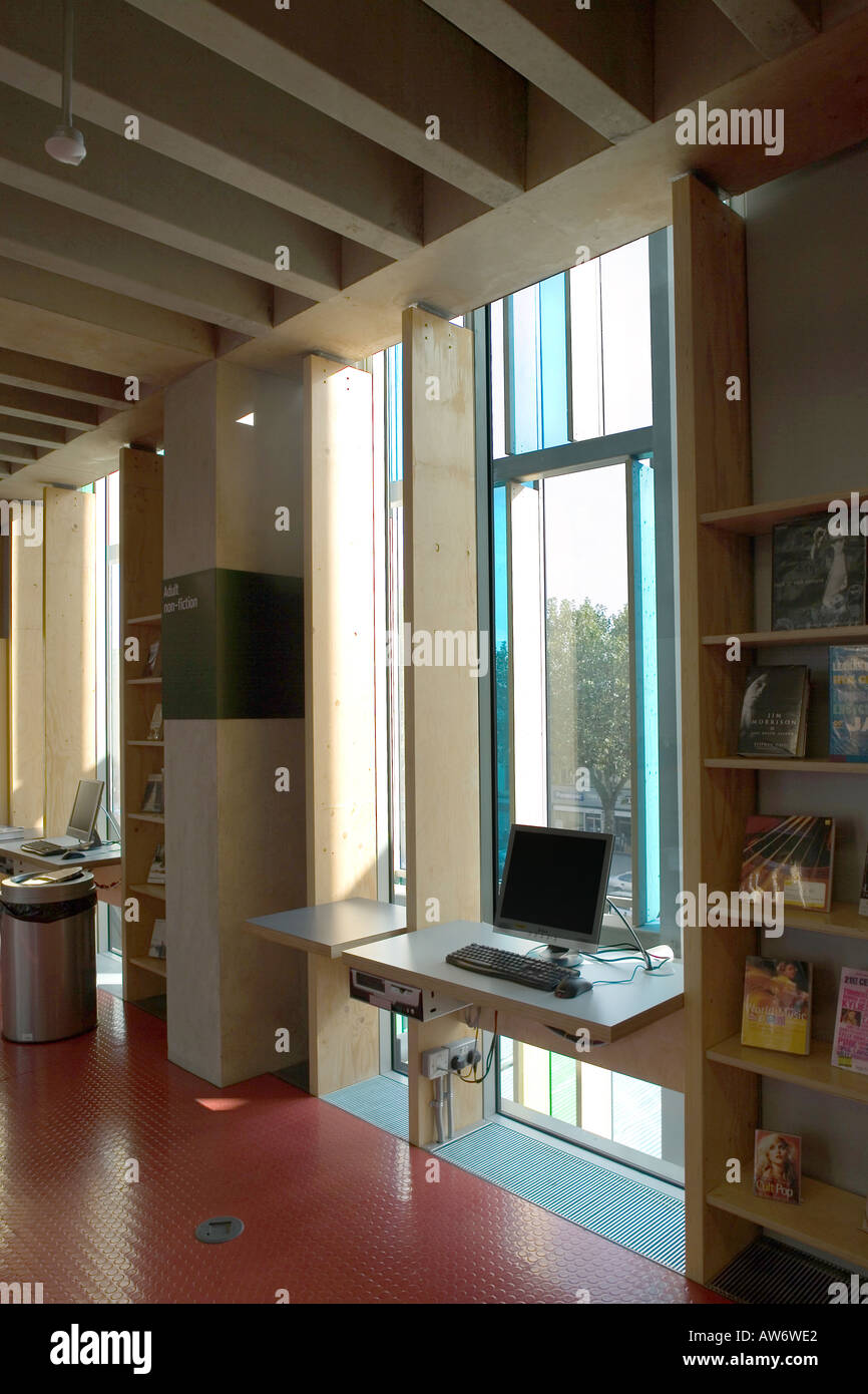 Idea Store, Whitechapel, London, 2005. Library space - Adult Non ...