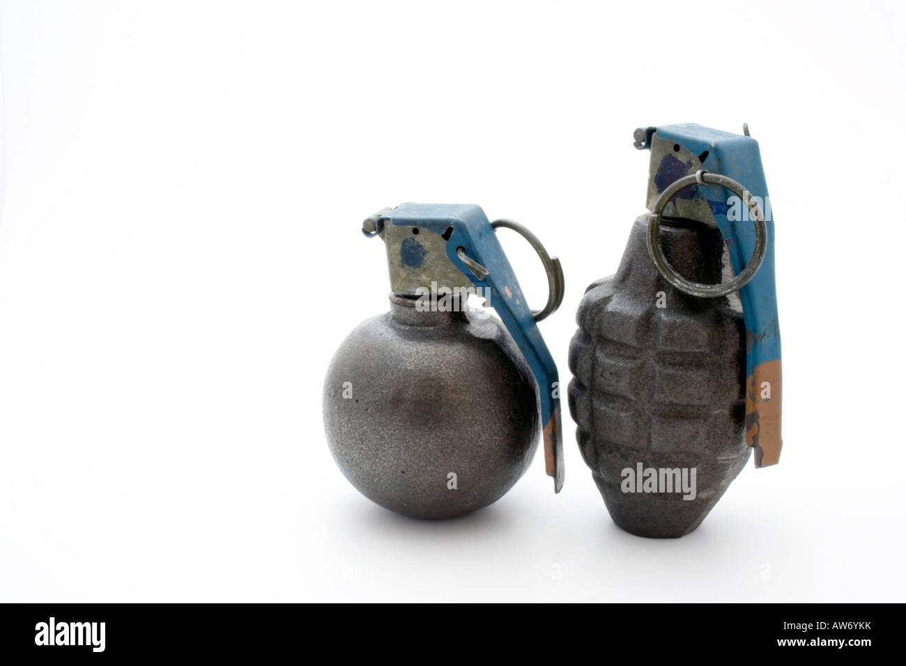 Two Military Grenades Stock Photo - Alamy