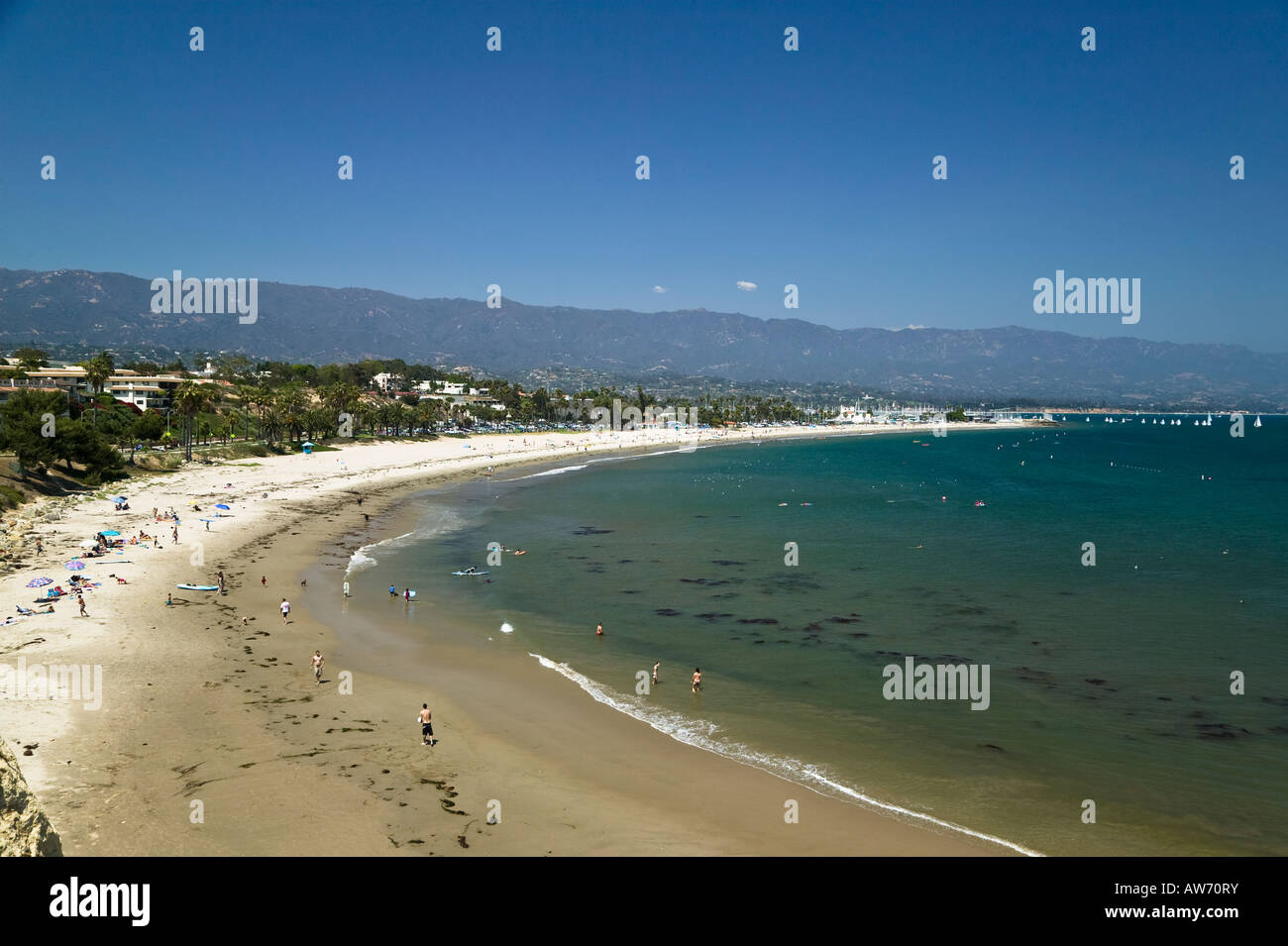 Beaches Santa Barbara, California, USA Stock Photo - Alamy