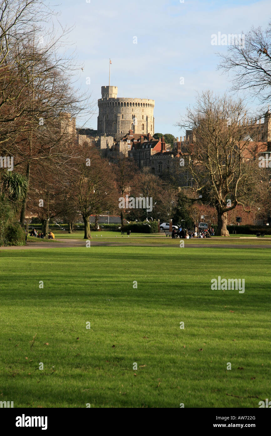 Windsor Castle from Alexandra Gardens, Windsor, England Stock Photo - Alamy