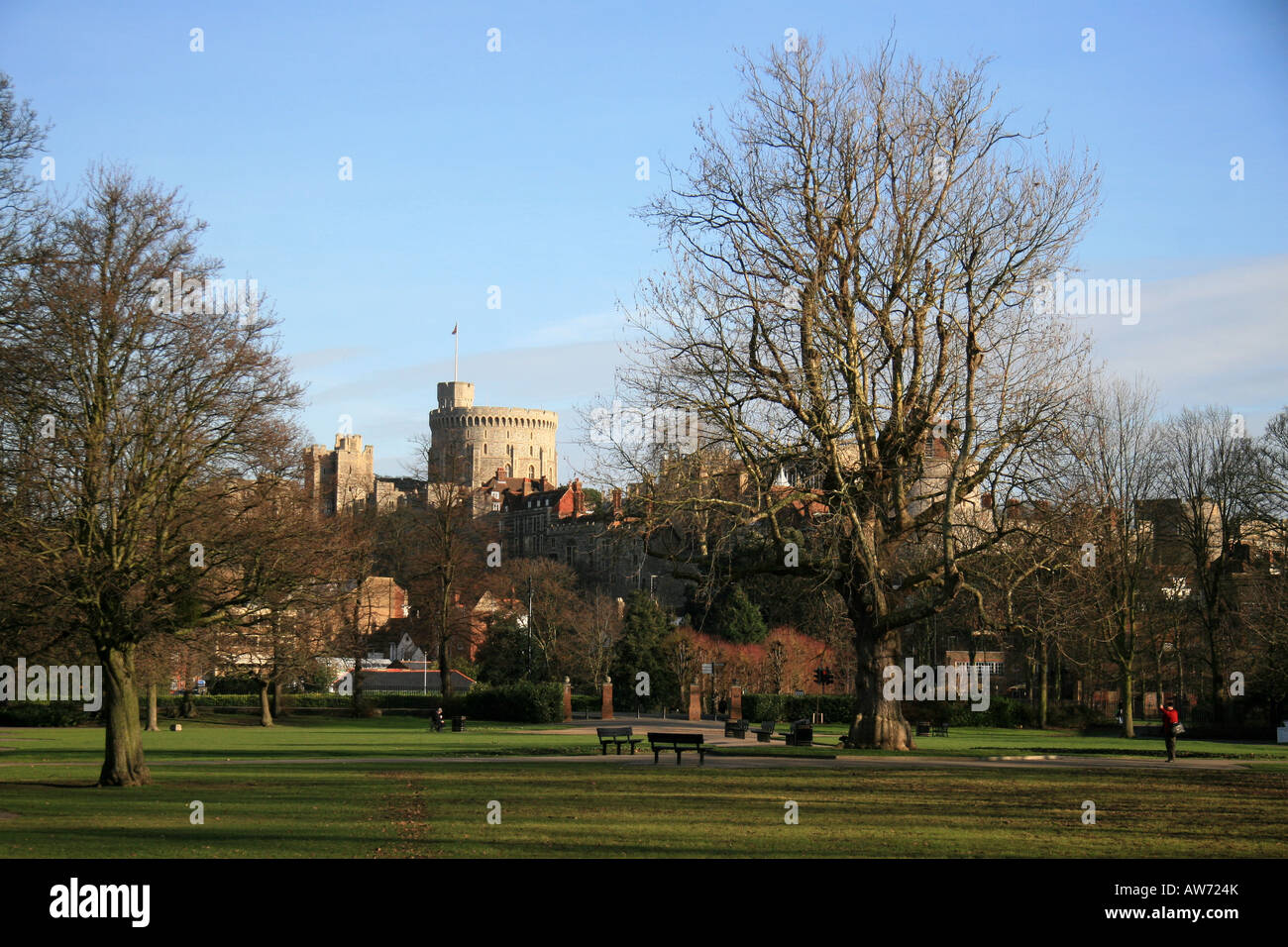 Windsor Castle from Alexandra Gardens, Windsor, England Stock Photo - Alamy
