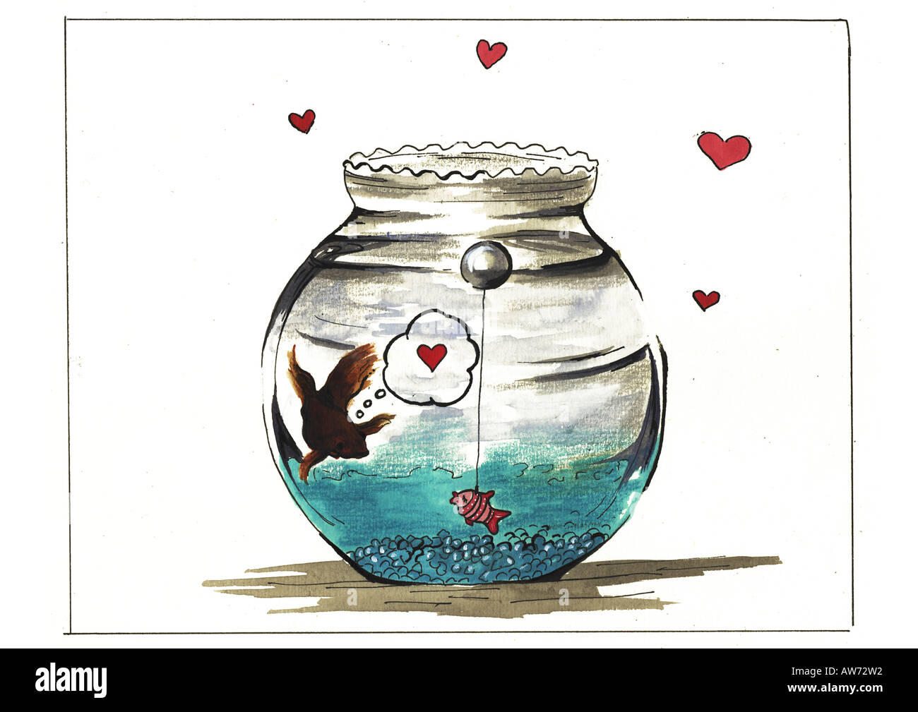 Fake fish tank hi-res stock photography and images - Alamy