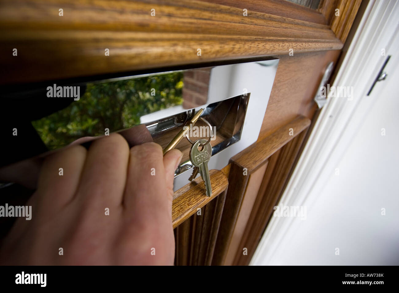 posting keys through the letterbox of a house due to inability to pay ...