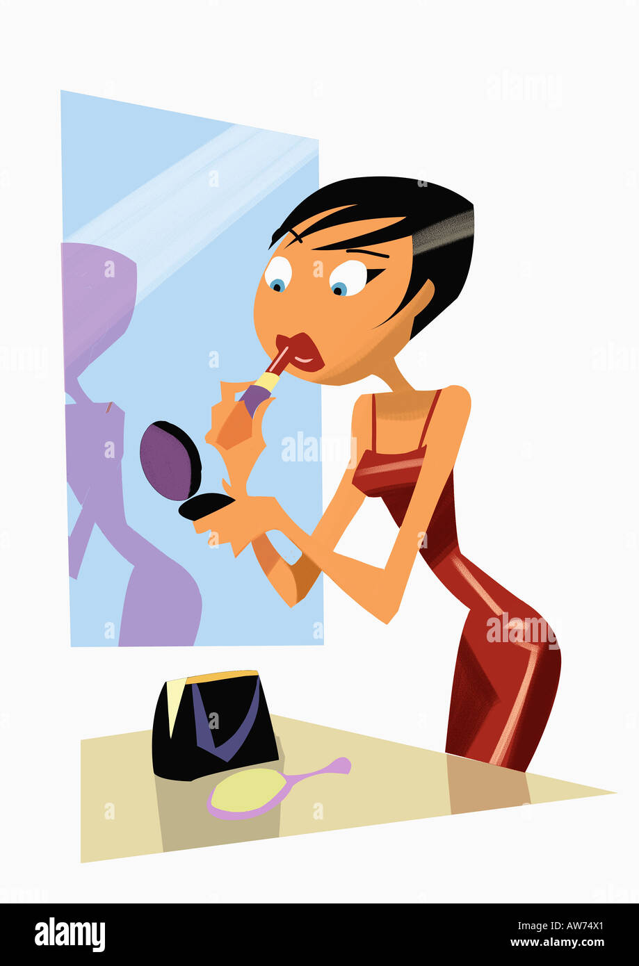 Putting on clothes Cut Out Stock Images & Pictures - Alamy