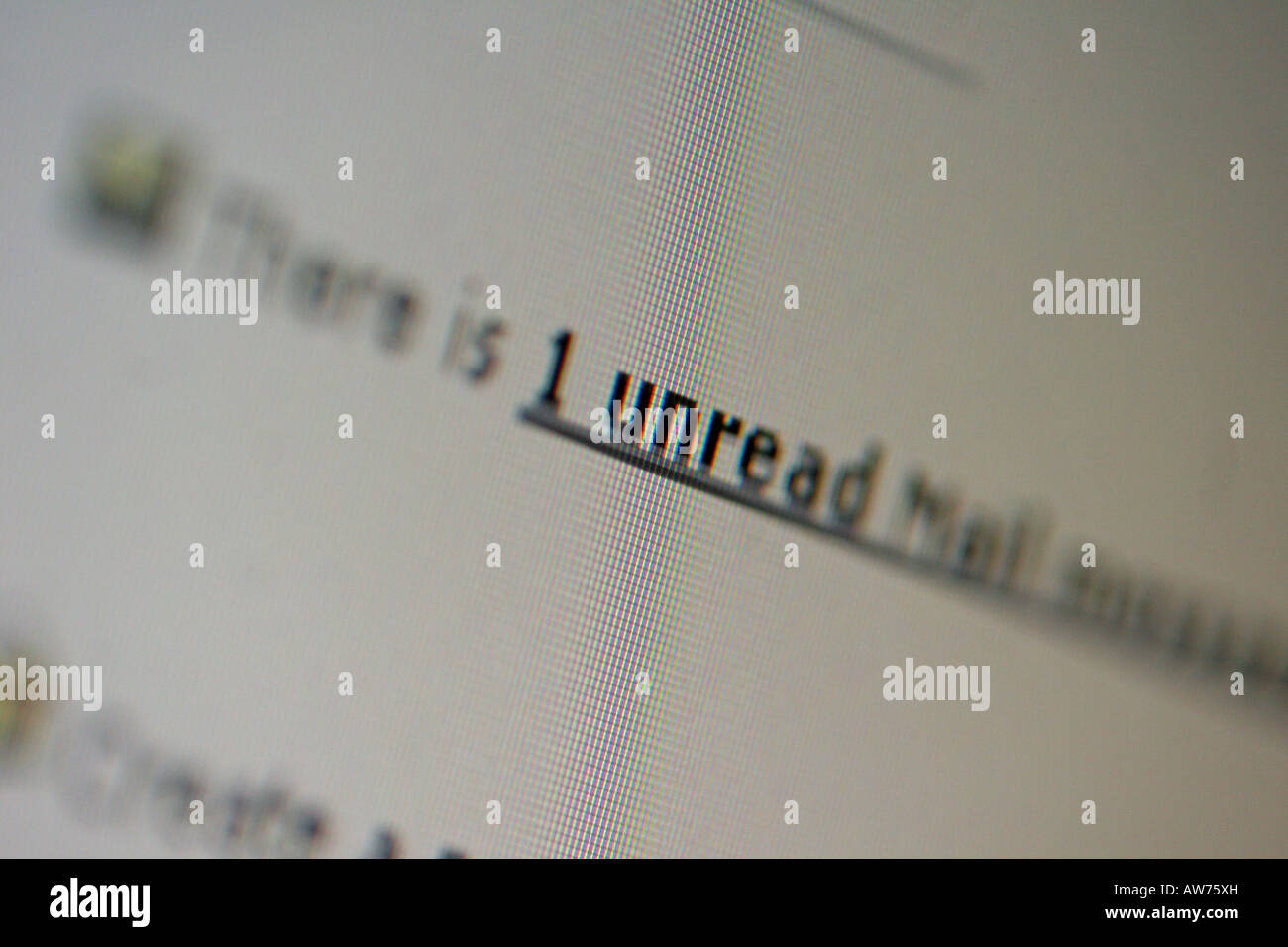 mail message on computer screen Stock Photo - Alamy