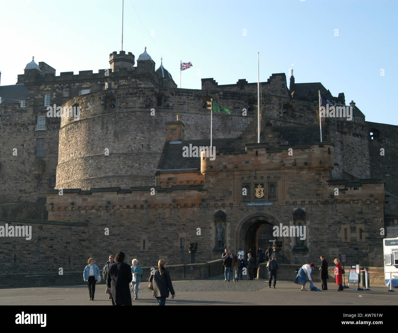 Edinburgh Castle Scotland Stock Photo - Alamy
