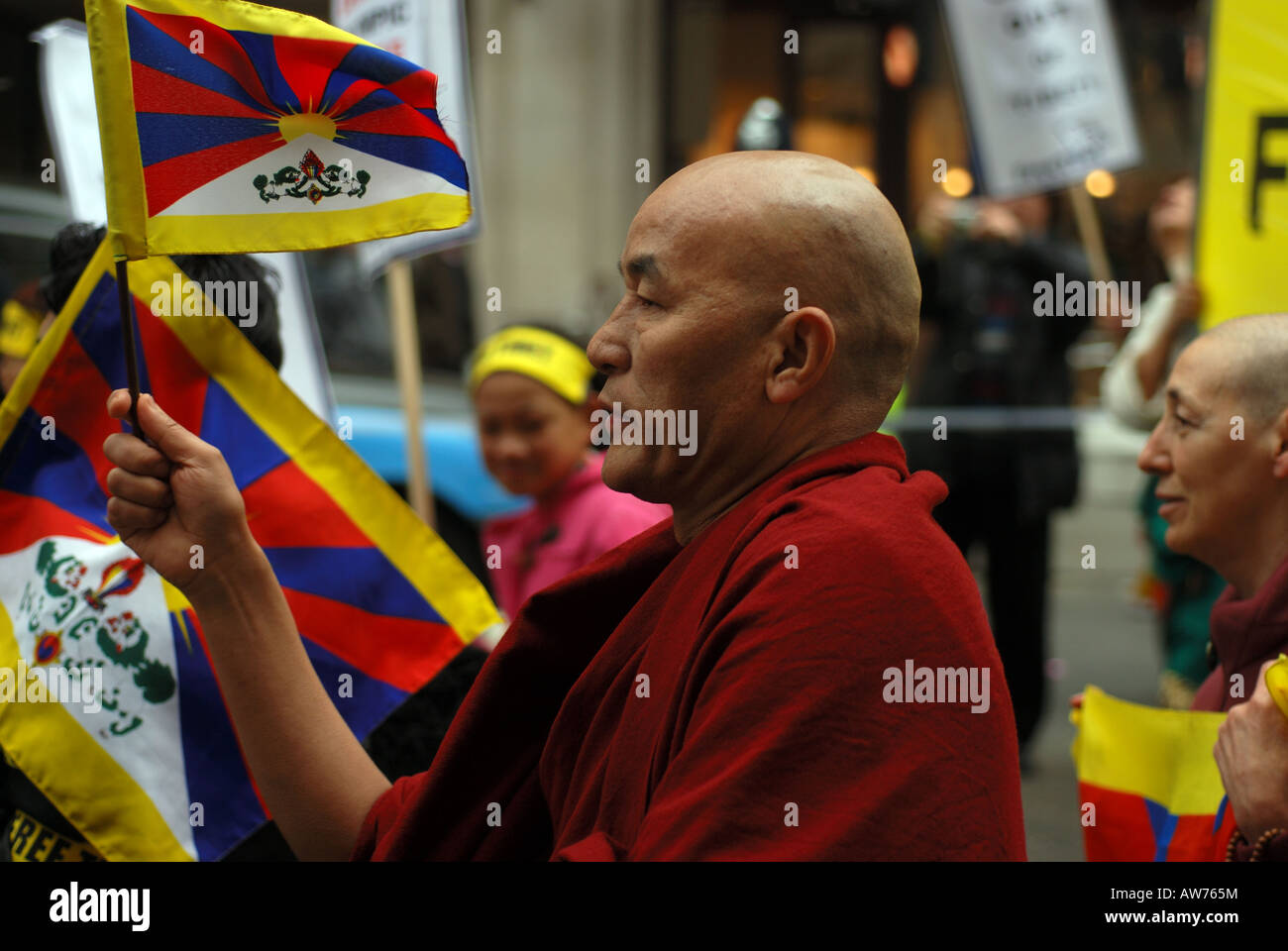 Free Tibet Campaign Stock Photo - Alamy