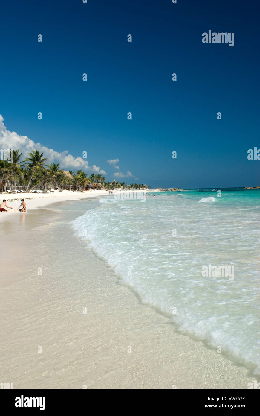 Tulum beach at Christmas Stock Photo - Alamy