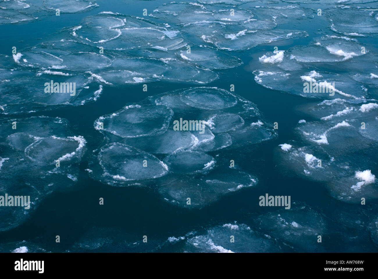 Ice forming in Lake Michigan, Chicago Stock Photo - Alamy