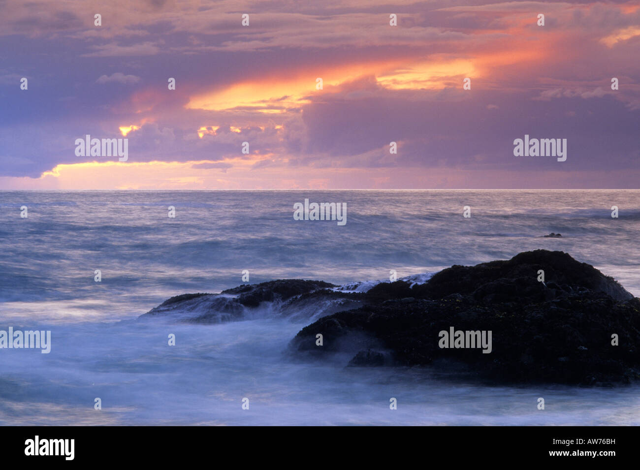 Stormy sunset at Bodega Head Beach in Sonoma Coast State Beaches ...