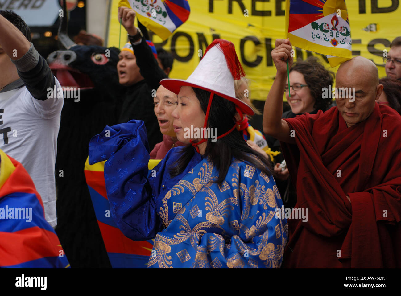 Free Tibet Campaign Stock Photo - Alamy