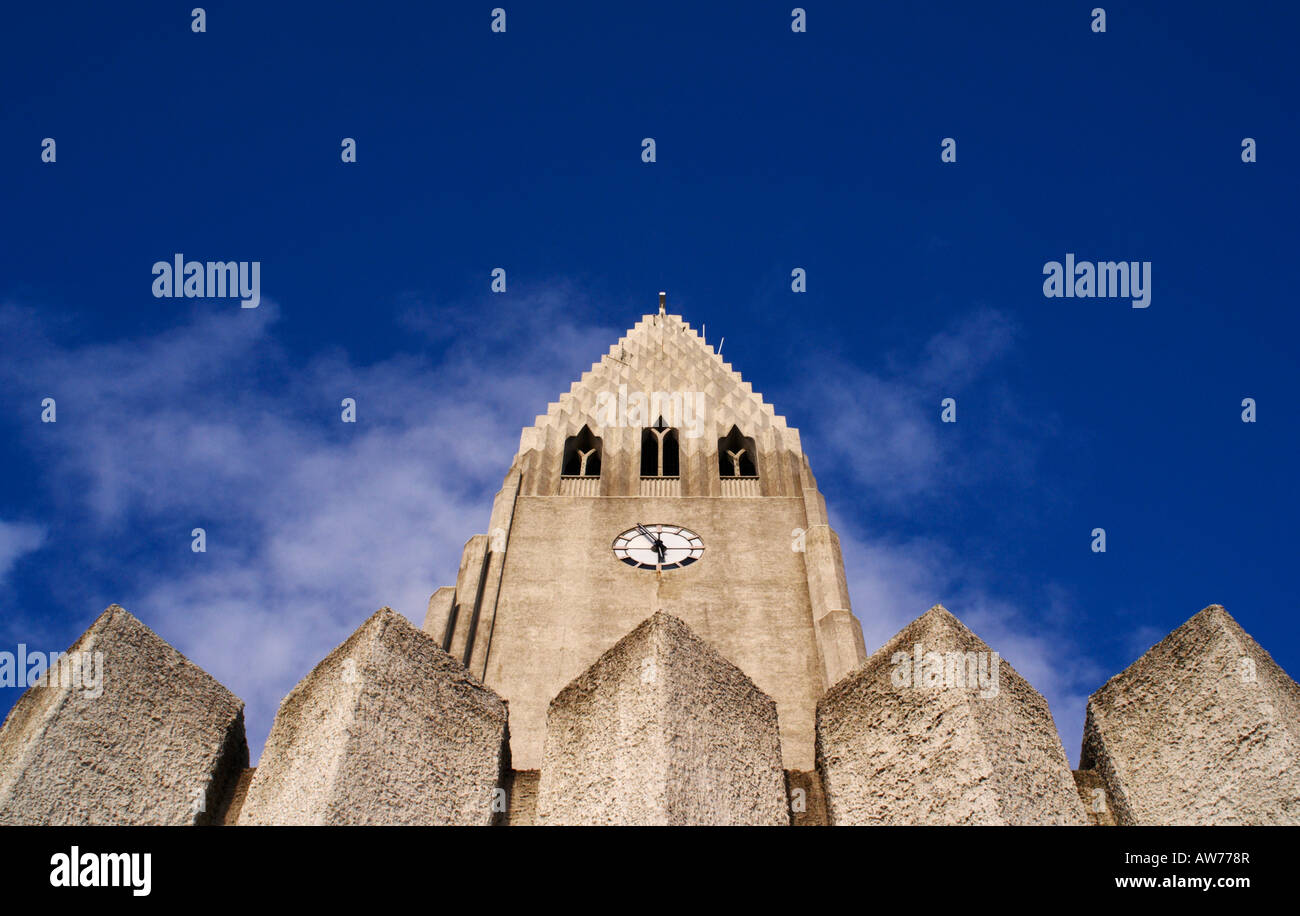 Hallgrimskirkja (Hallgrims Church) Reykjavik, Iceland, in September ...