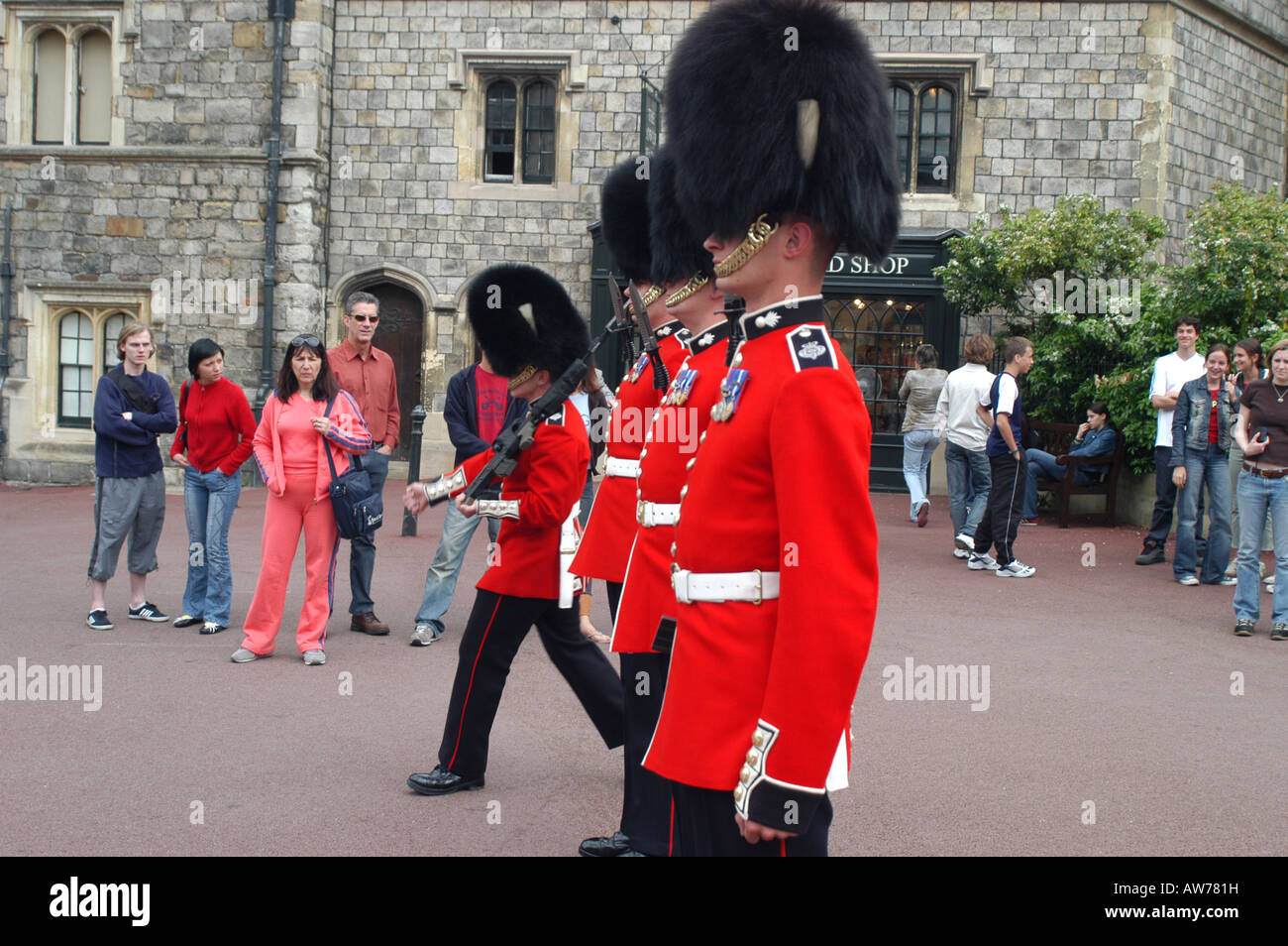 Guards Windsor Castle Stock Photo - Alamy