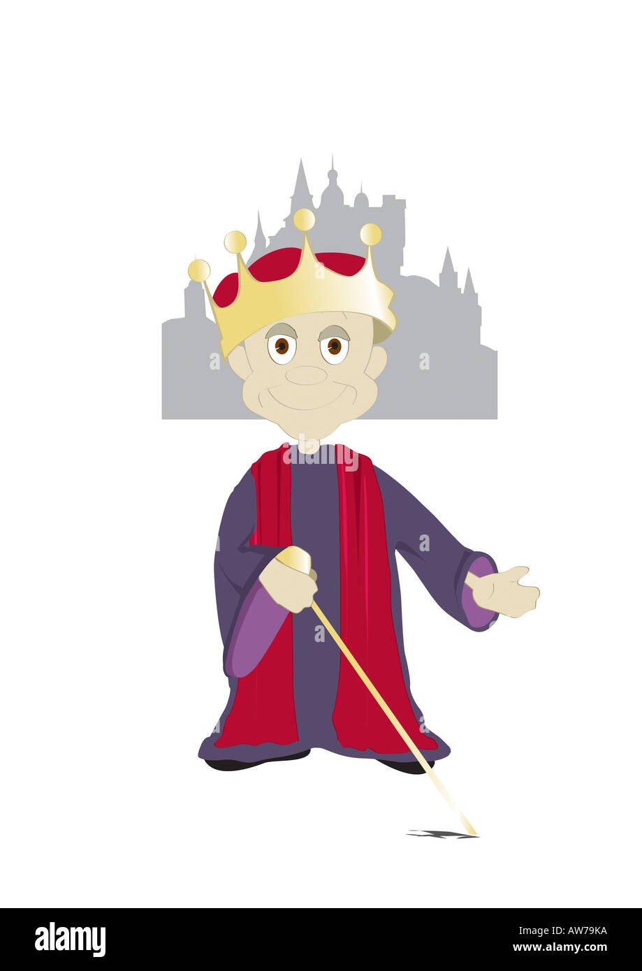 A king begging for money Stock Photo - Alamy