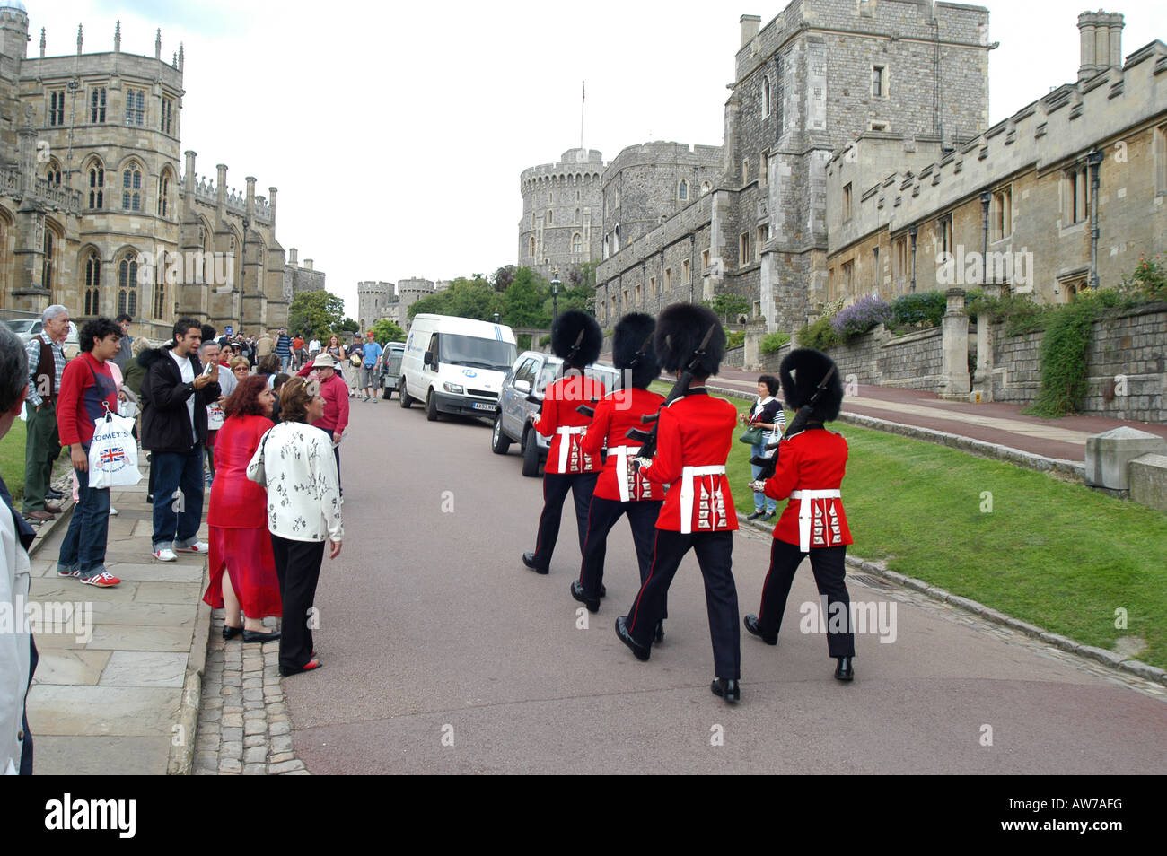Guards Windsor Castle Stock Photo - Alamy