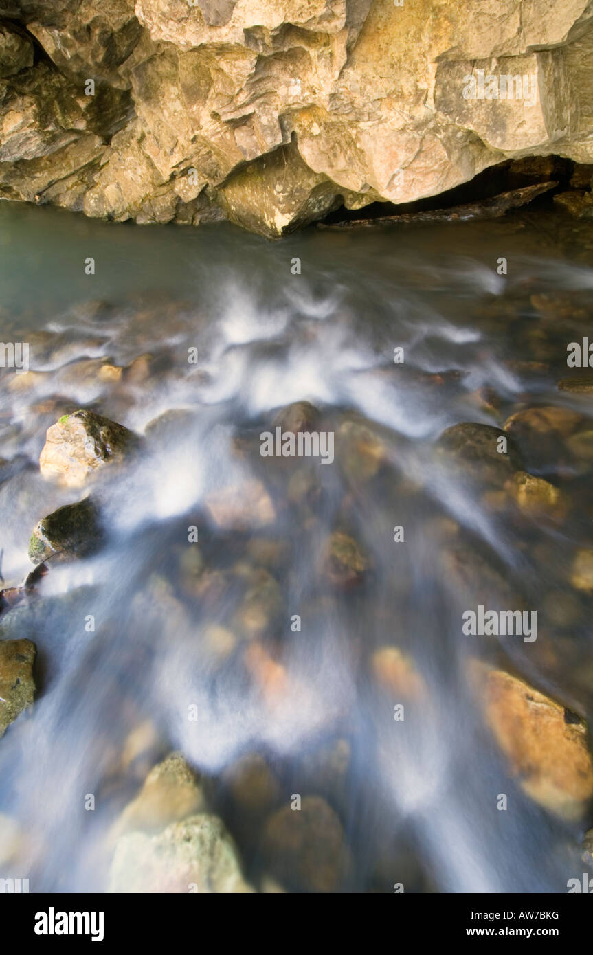 Ripples underneath a limestone ledge Sneed s Creek Buffalo National ...