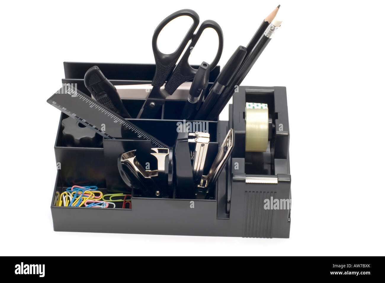 object on white box for office tool Stock Photo - Alamy