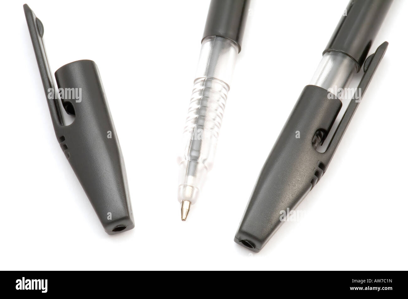 object on white office tool ball pen Stock Photo - Alamy