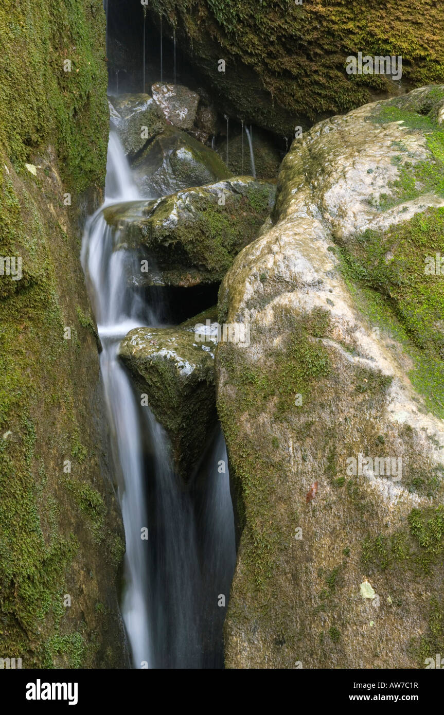 Waterfall Hideout Hollow Buffalo National River Arkansas Stock Photo ...
