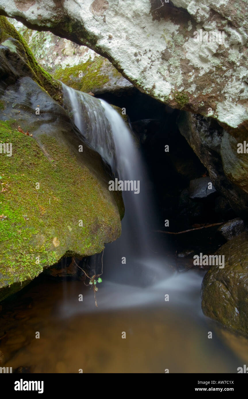 Waterfall Hideout Hollow Buffalo National River Arkansas Stock Photo ...
