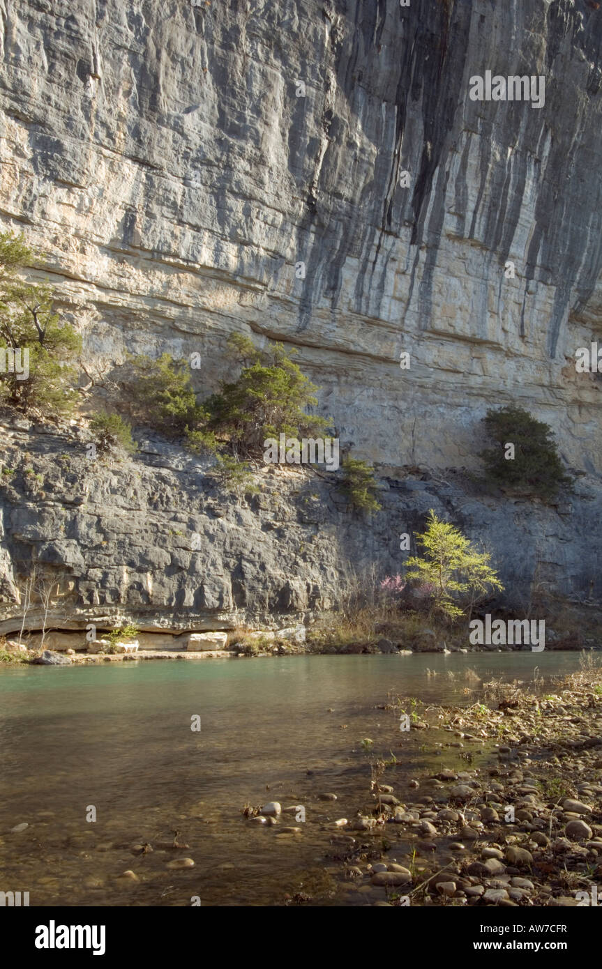 Roark Bluff at sunrise Steel Creek access Buffalo National River ...