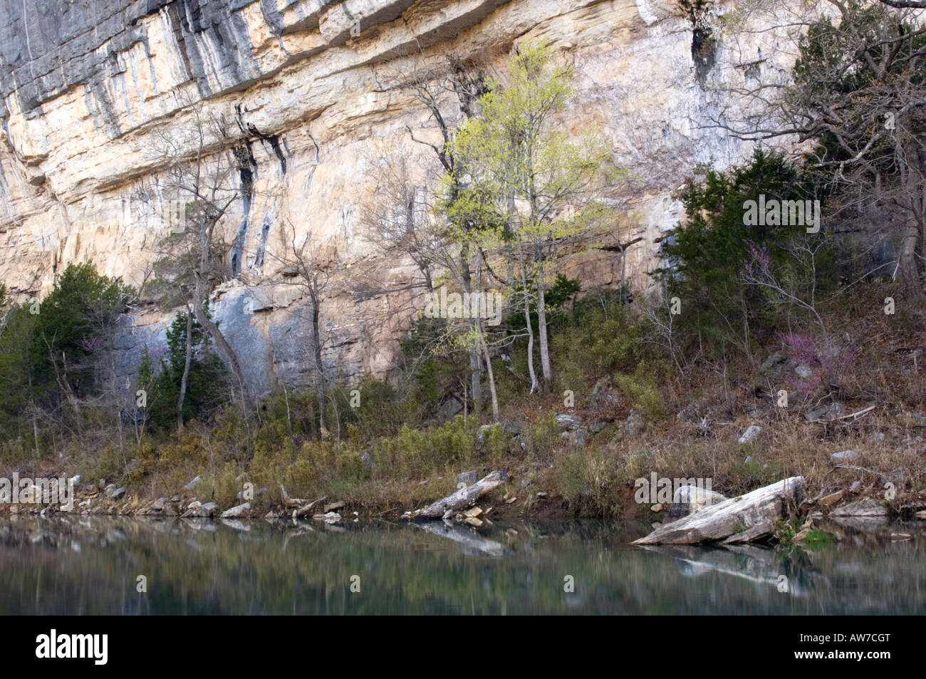 Roark Bluff at sunrise Steel Creek access Buffalo National River ...