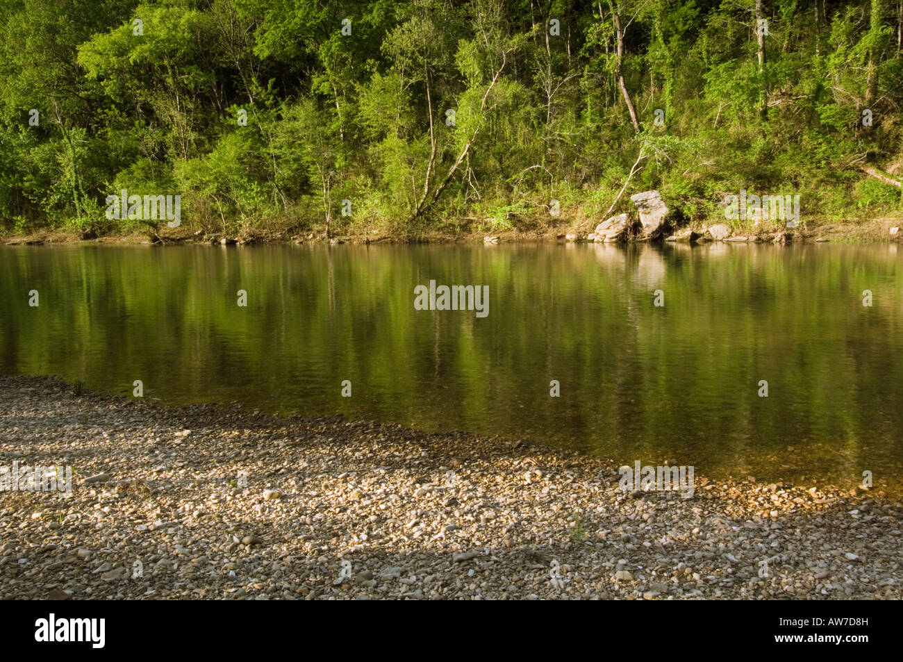 Sunrise reflections opposite the Tie Chute Bluff Mile 120 on the ...