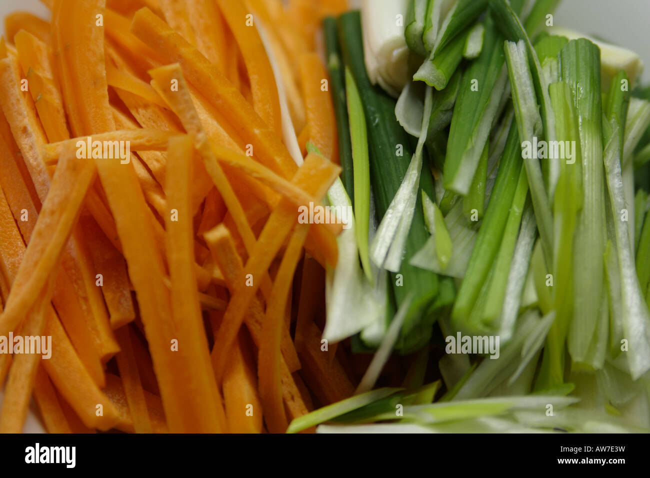 Close up with healthy chopped vegetables prepared for cooking Chinese ...