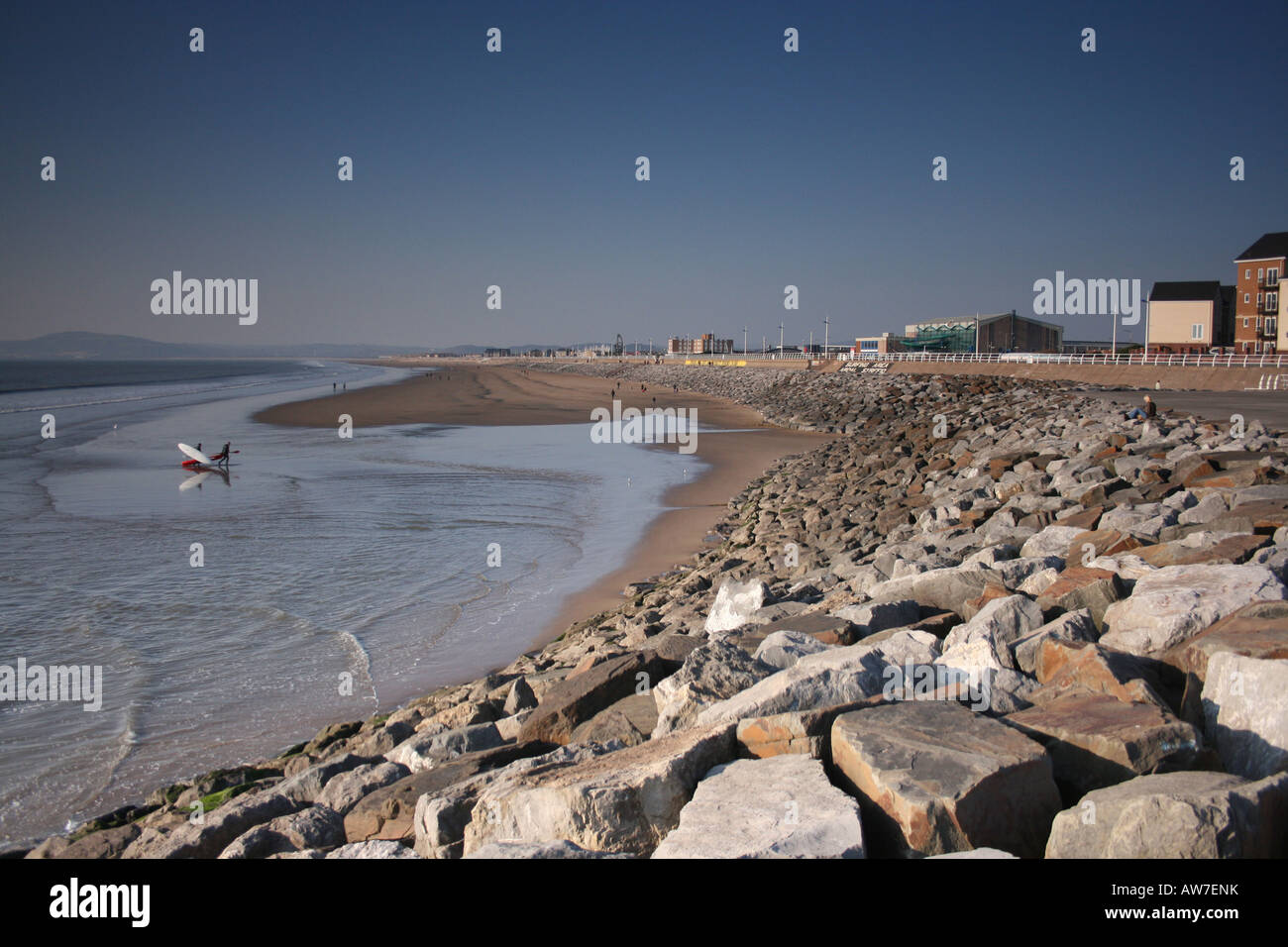 Aberavon Beach, Port Talbot Stock Photo - Alamy