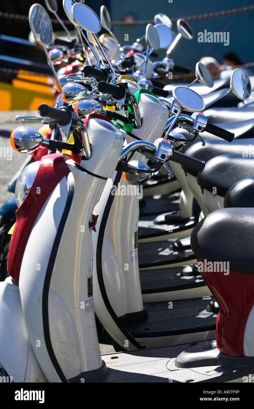 Motor Scooters Victoria, BC, Canada Stock Photo - Alamy