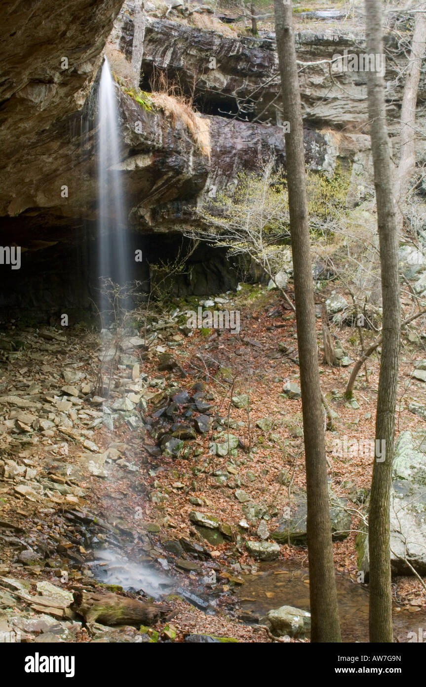 Waterfall in Hideout Hollow Buffalo National River Arkansas Stock Photo ...