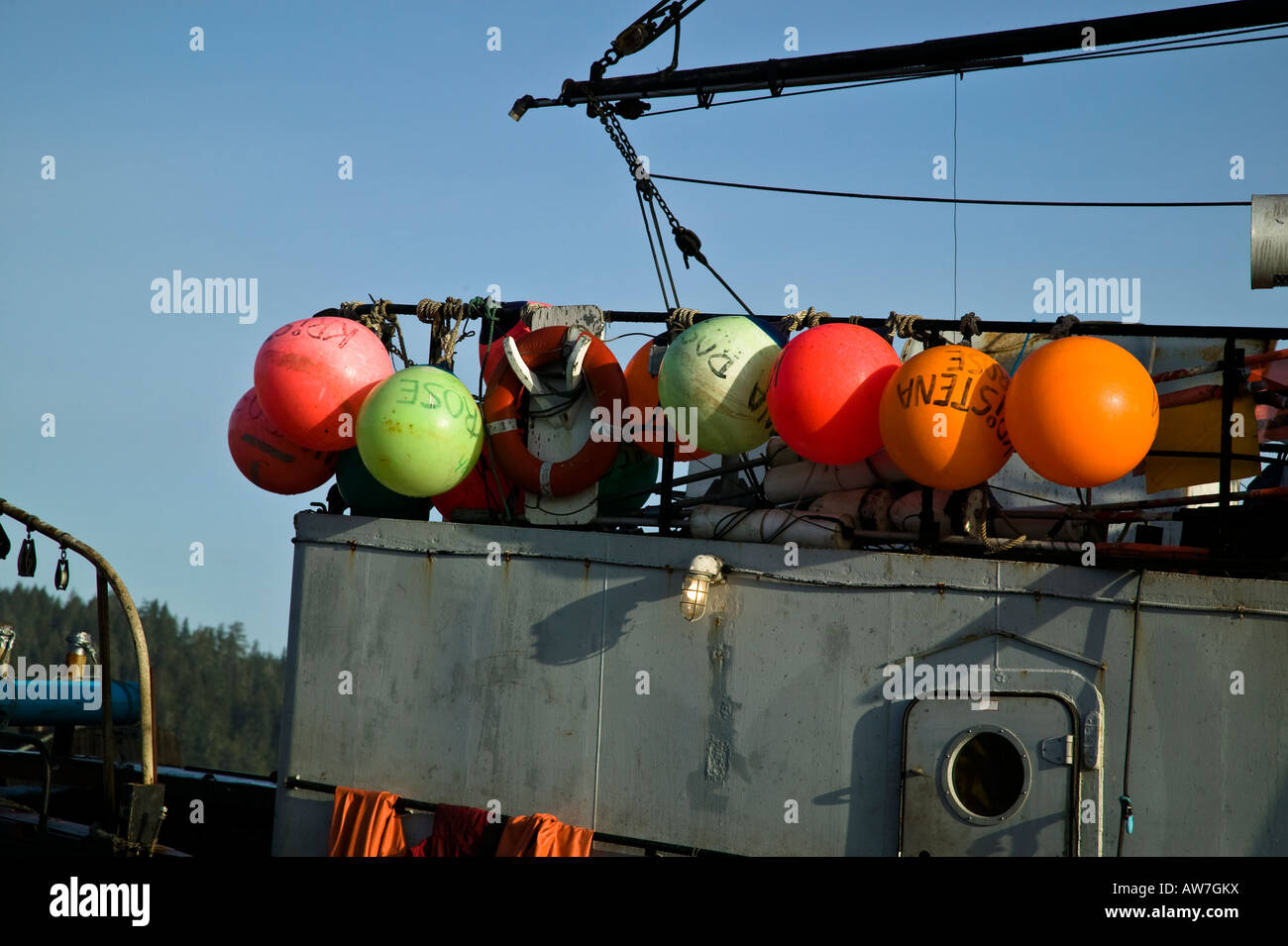 Fishing fleet Neah Bay, Washington, USA Stock Photo - Alamy
